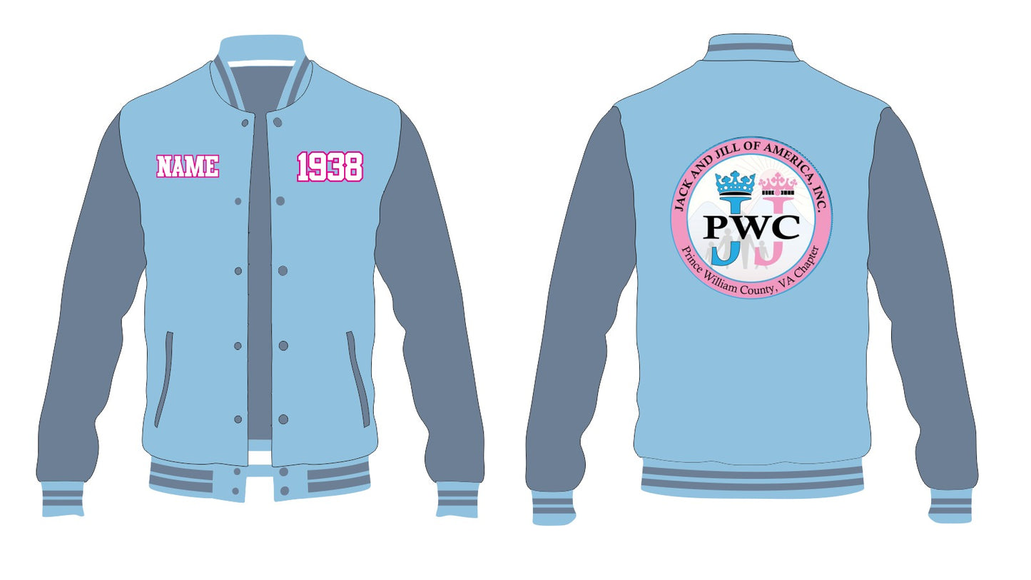 Personalized Jack & Jill Prince William County Chapter Varsity Jacket ...